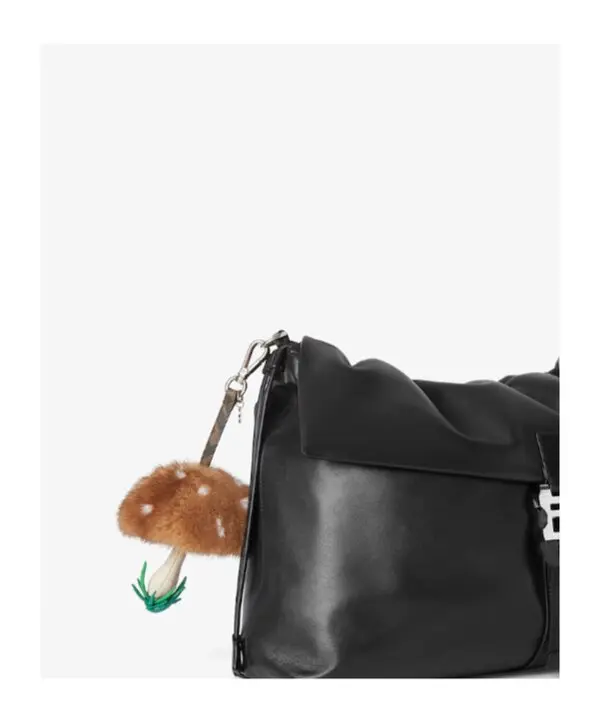 Fendi Mushroom Charm Bag Accessory - Brown