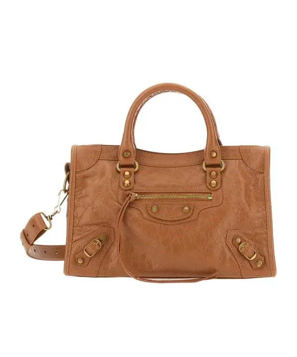 Balenciaga Le City Small Shoulder Bag - Brown
