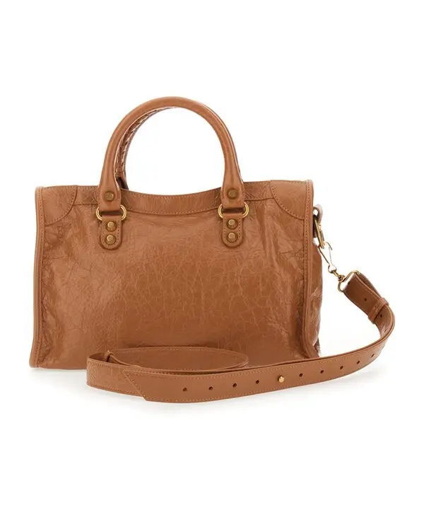 Balenciaga Le City Small Shoulder Bag - Brown