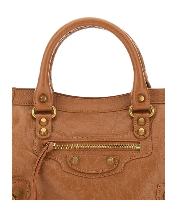 Balenciaga Le City Small Shoulder Bag - Brown