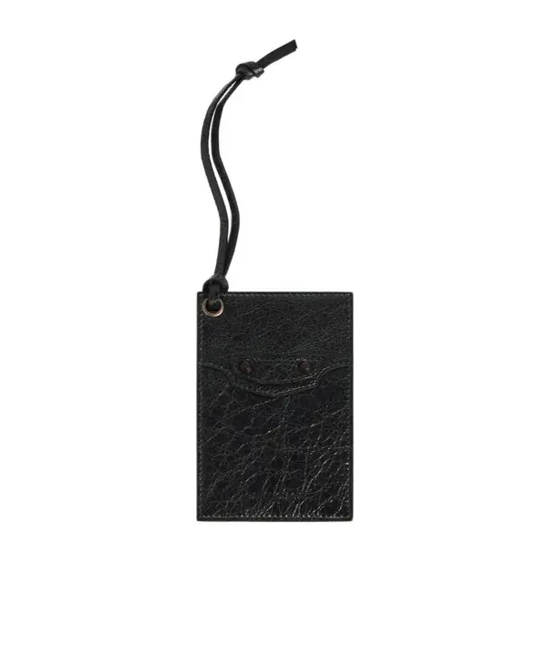Balenciaga Le City Card Holder Wrist Pouch - Black