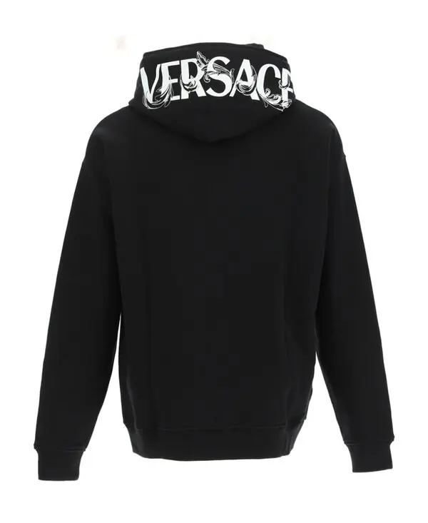Versace Logo-print Zip-fastening Hoodie