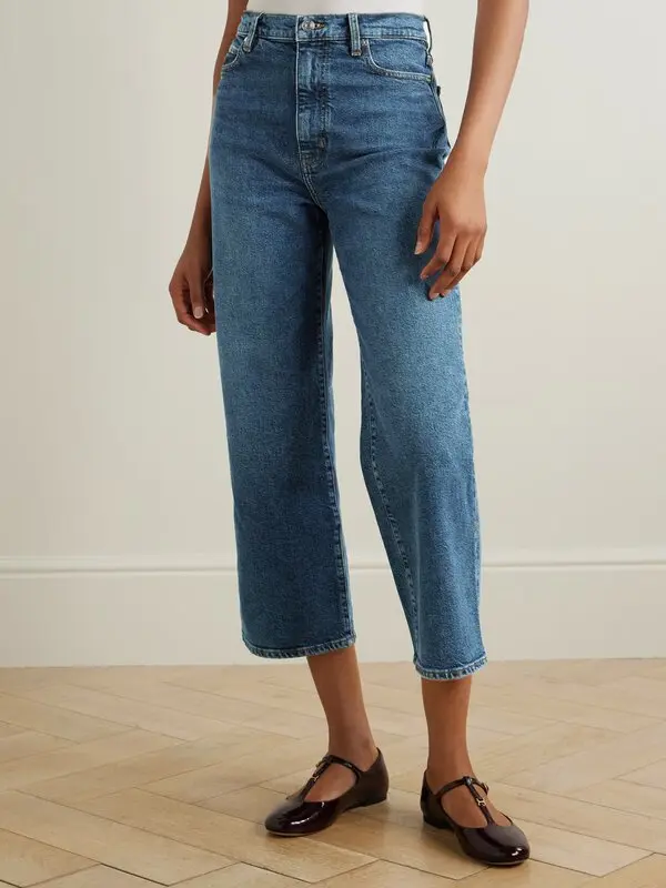 FRAME The Wide High-rise Wide-leg Jeans