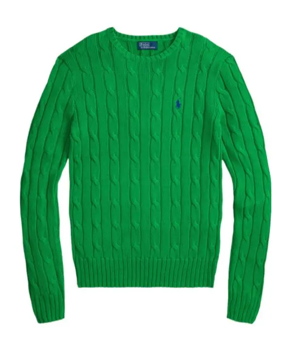 Polo Ralph Lauren Embroidered Crewneck Jumper - Green