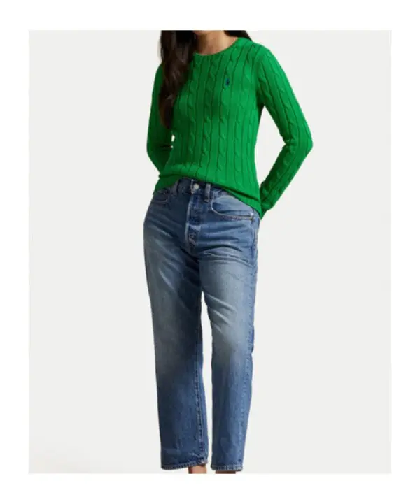 Polo Ralph Lauren Embroidered Crewneck Jumper - Green