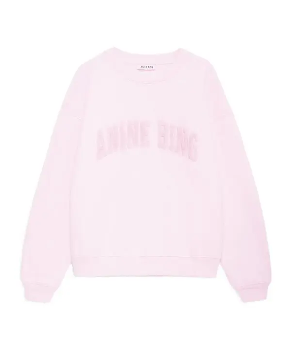 ANINE BING Spencer Logo Sweatshirt - Pink