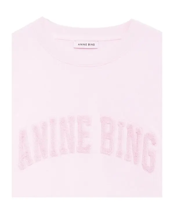ANINE BING Spencer Logo Sweatshirt - Pink