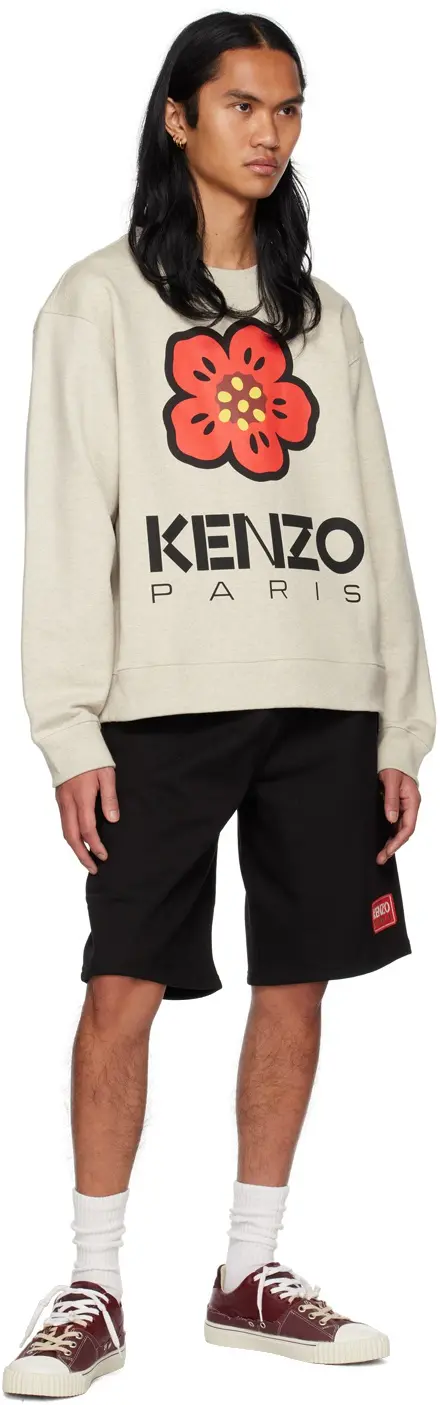 Kenzo Logo Patch Bermuda Shorts