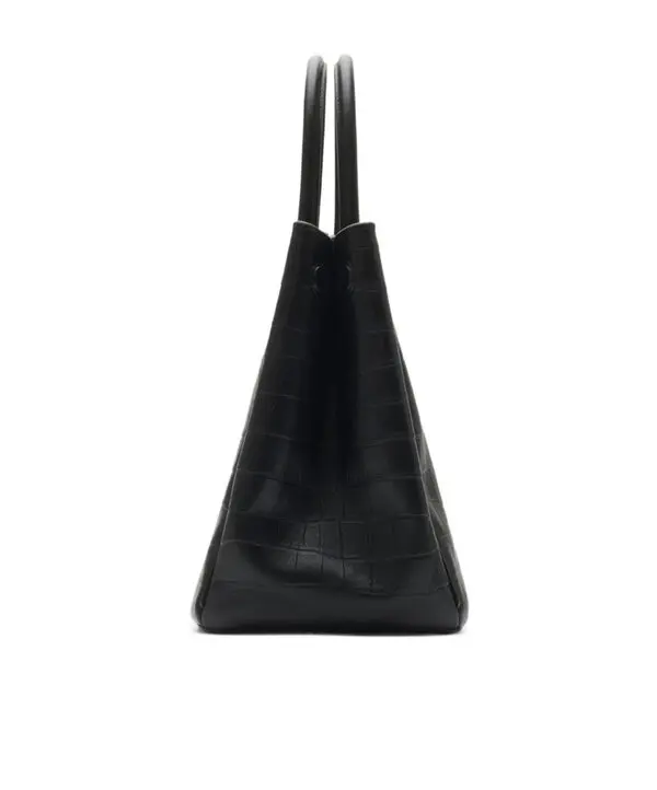 Burberry Rocking Embossed Medium Tote Bag - Black