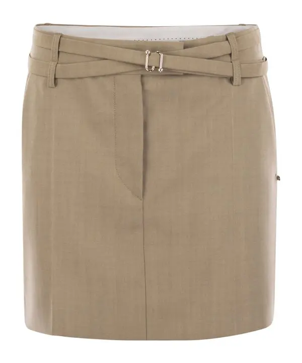 Sportmax Fify Mini Skirt With Belt