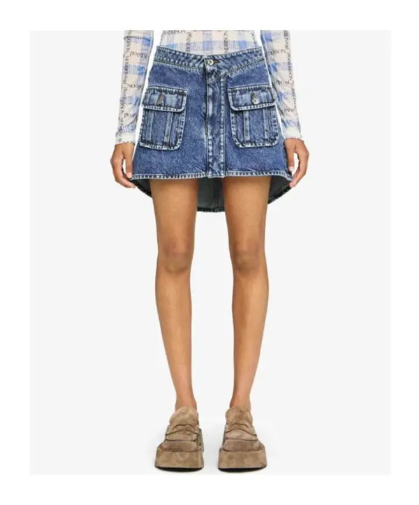 J.W.ANDERSON Jw Anderson Denim Mini Skirt
