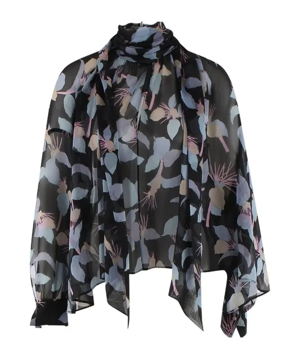 Chloé Patterned Silk Blouse