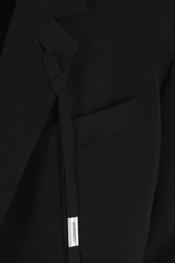 ANN DEMEULEMEESTER Anthoon High Comfort Tailored Blazer - Black