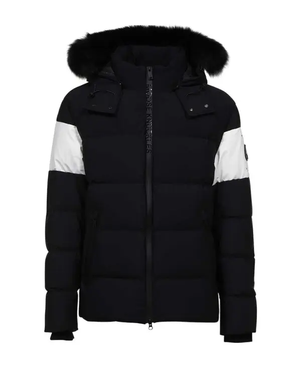 Moose Knuckles Strikers Row Hooded Down Jacket