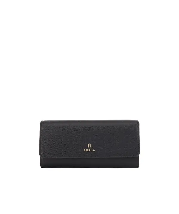 Furla Logo-plaque Continental Wallet - Black