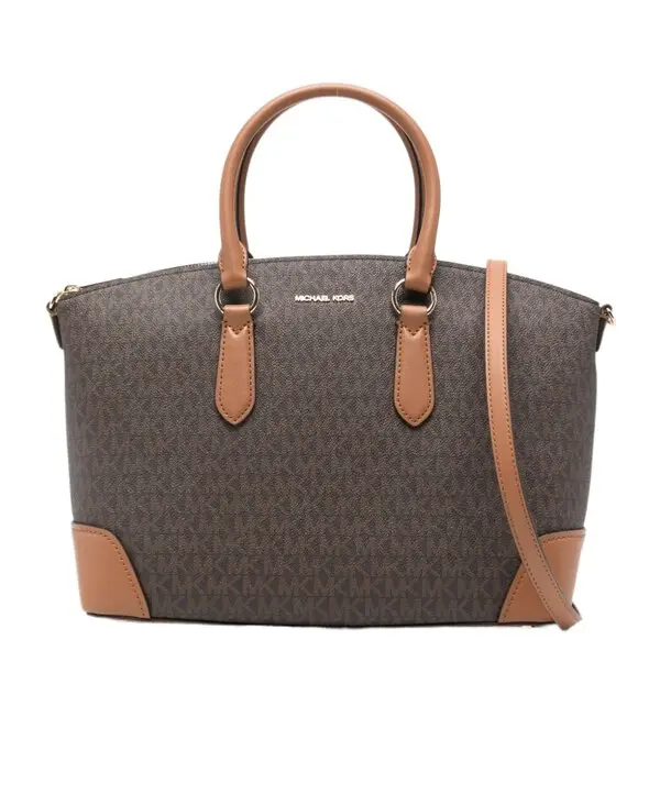 Michael Kors Monogram Large Tote Bag - Black