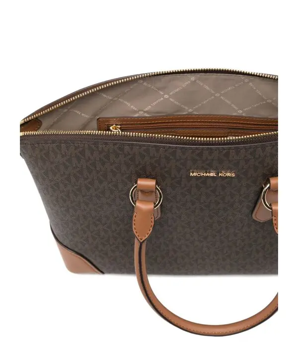 Michael Kors Monogram Large Tote Bag - Black