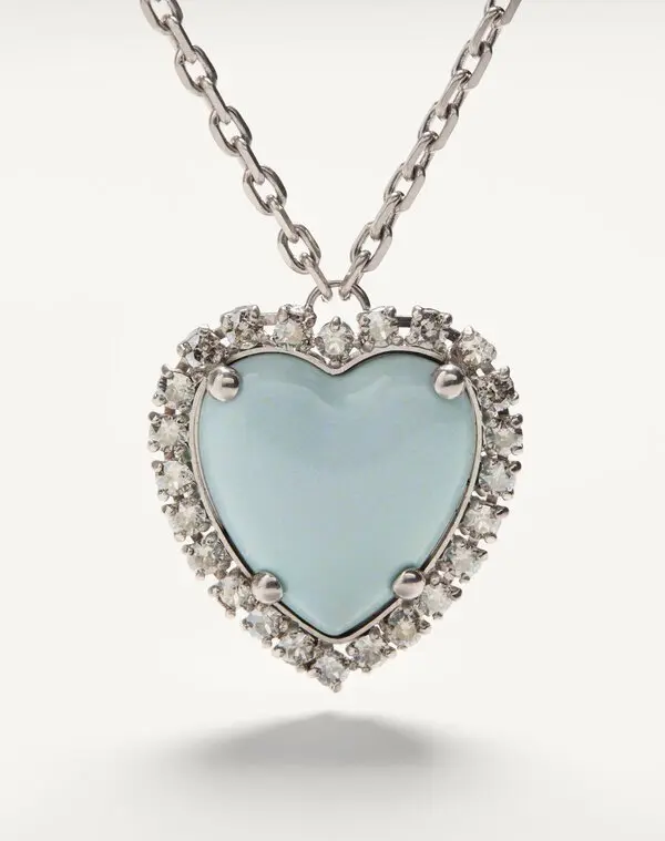 Valentino Garavani Coeur Hyperbole Embellished Necklace