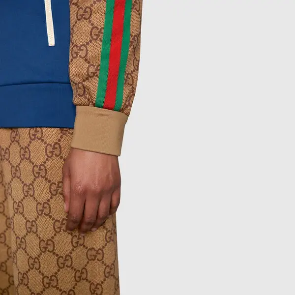 Gucci Gg Technical Jersey Jacket