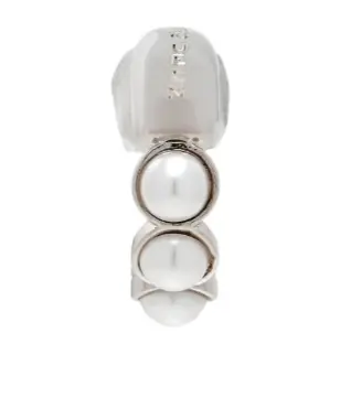 Alexander McQueen Skull Embellished Single Earring - Silver