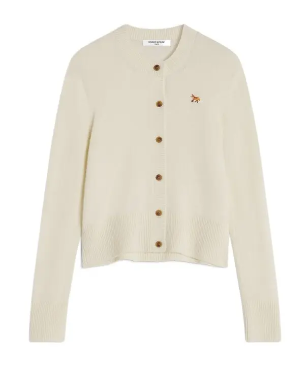 Maison Kitsuné Baby Fox Fitted Cardigan - No
