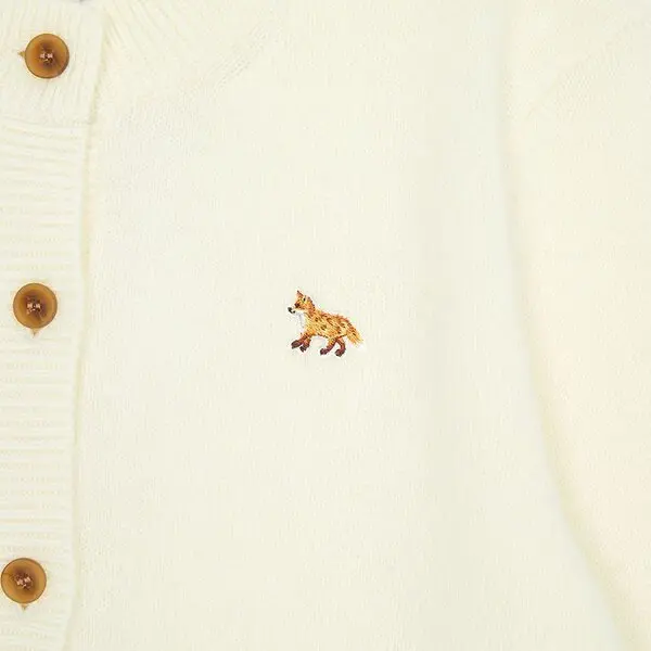 Maison Kitsuné Baby Fox Fitted Cardigan