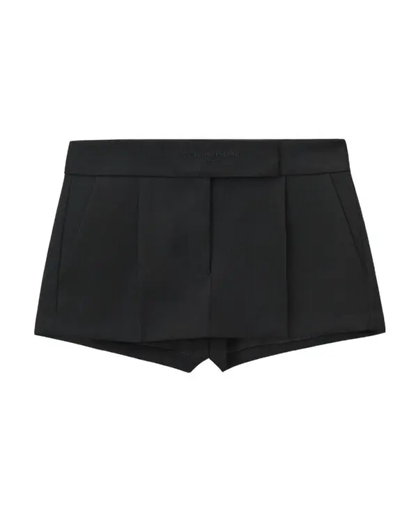 Alexander Wang Logo Embroidered Mini Skort - Black