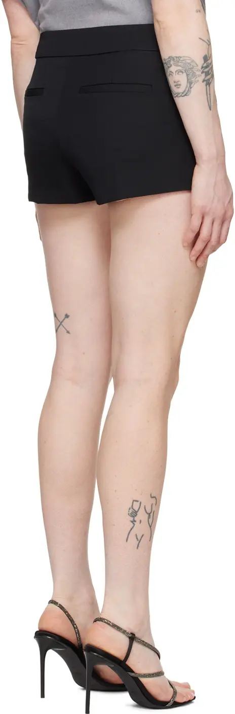 Alexander Wang Logo Embroidered Mini Skort - Black