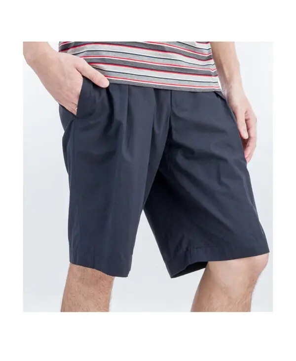 Zegna Dark Blue Straight Shorts - Black