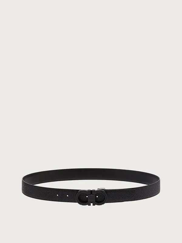 FERRAGAMO Gancini Logo Plaque Belt
