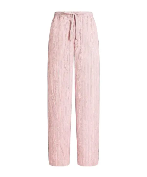 Dolce & Gabbana Elastic Waist Casual Pants - Pink