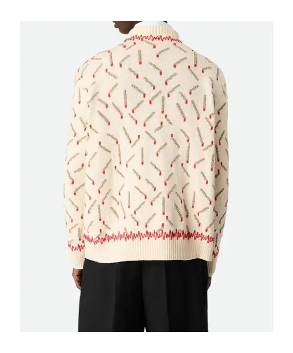 Bottega Veneta Cotton Jacquard Matches Jumper