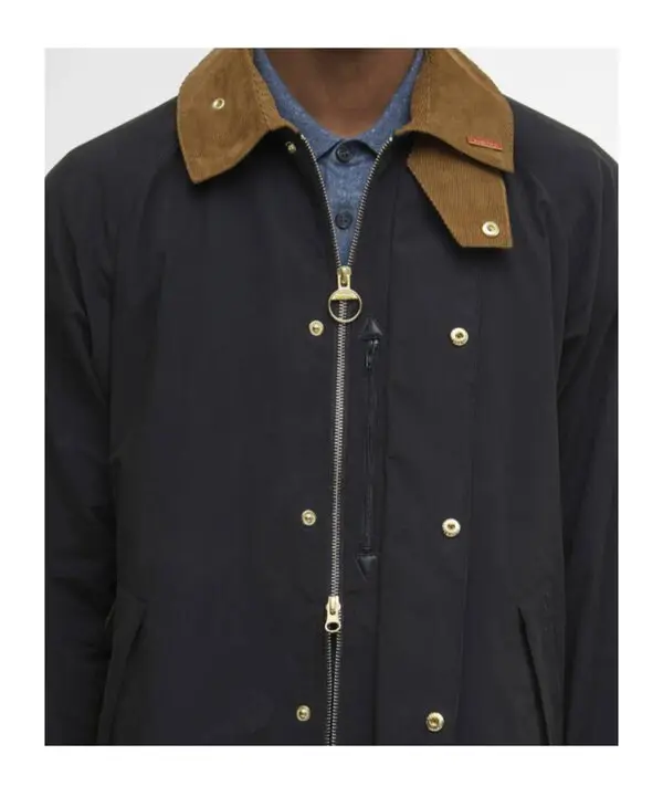 Barbour Corduroy Collar Jacket - Deep Navy Blue