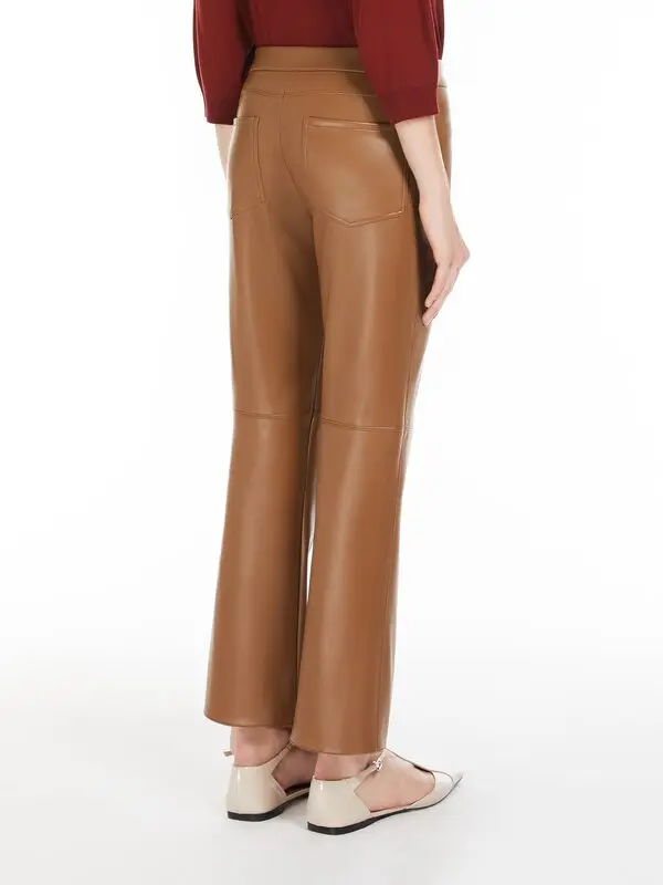 Max Mara High Waisted Sublime Flared Trousers - Camel