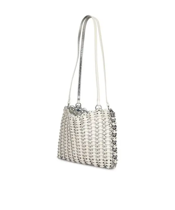 Rabanne 1969 Chain-link Shoulder Bag - White