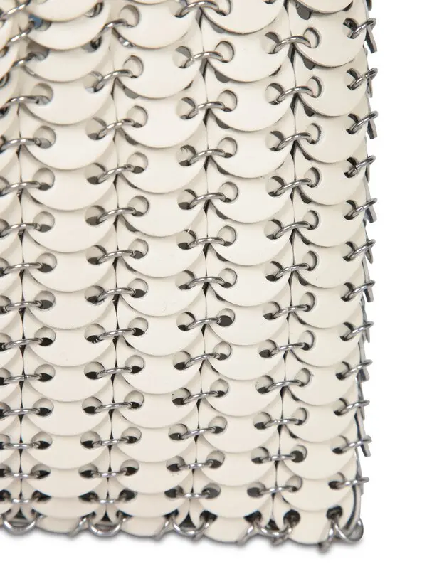 Rabanne 1969 Chain-link Shoulder Bag - White