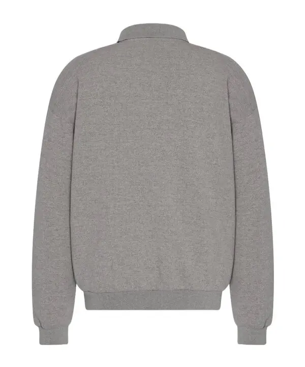THE ROW Ry Buttoned French-terry Polo Shirt