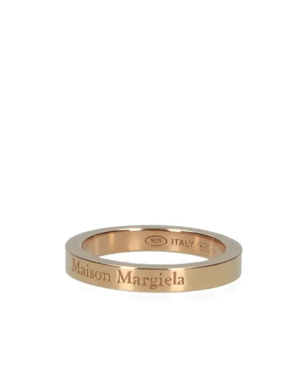 MAISON MARGIELA Engraved Logo Ring - Yellow