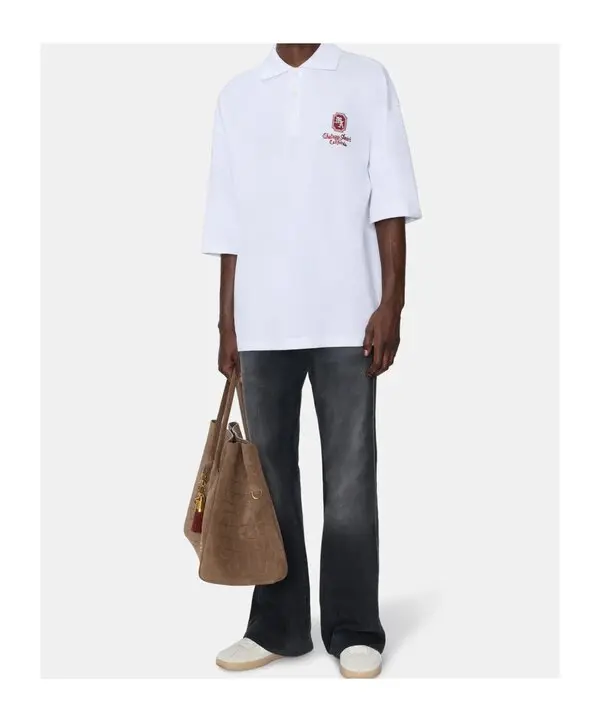 Amiri Logo Oversized Polo Shirt