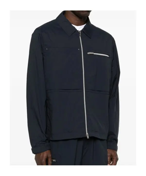 Moose Knuckles Collared Zip-up Jacket - Black