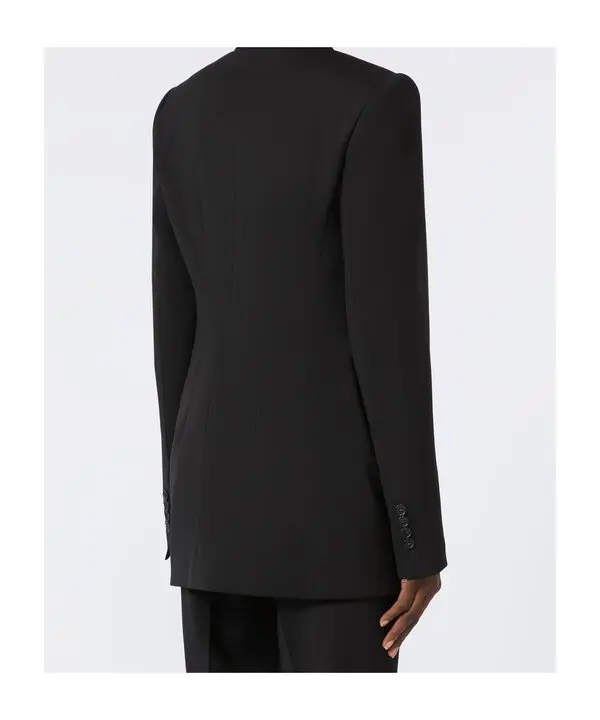Sportmax Double-breasted Tailored Blazer - Black