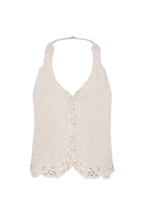 Cult Gaia Sleeveless Open Back Top
