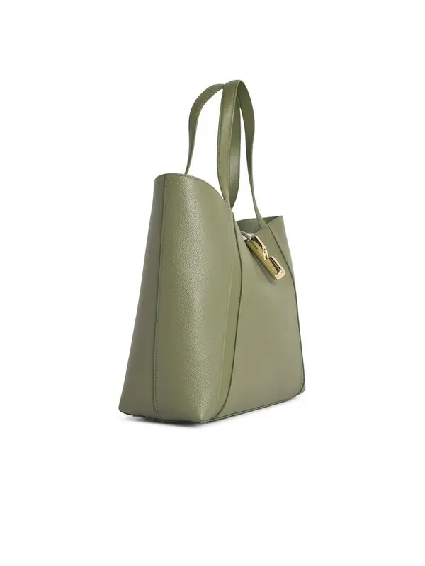 Furla Logo Detail Shoulder Bag - Green