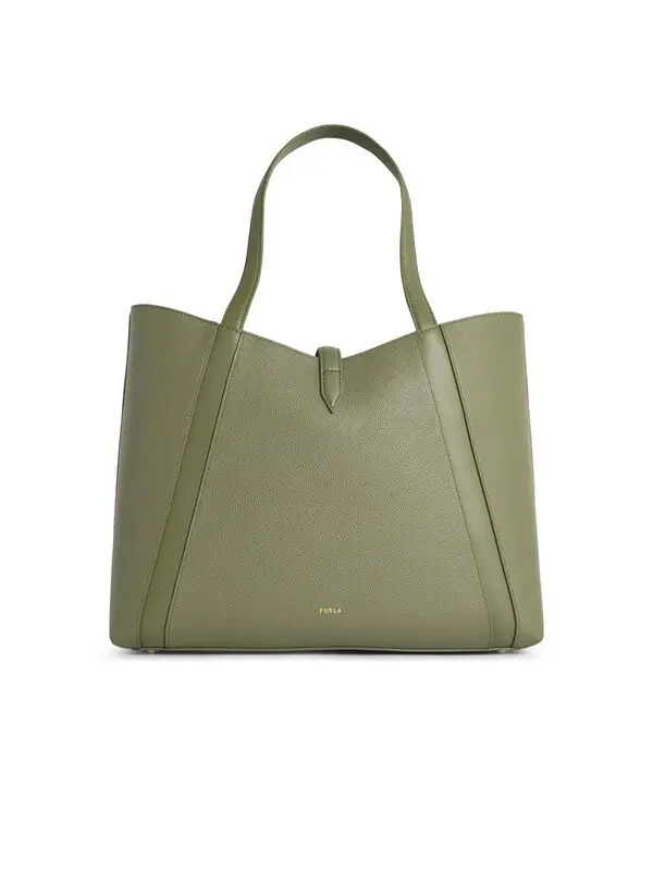 Furla Logo Detail Shoulder Bag - Green