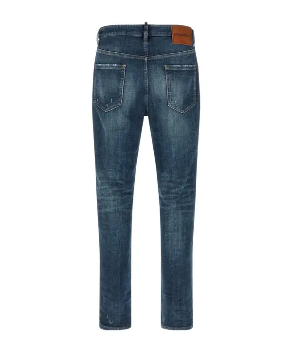 Dsquared2 Distressed Denim Jeans - Blue