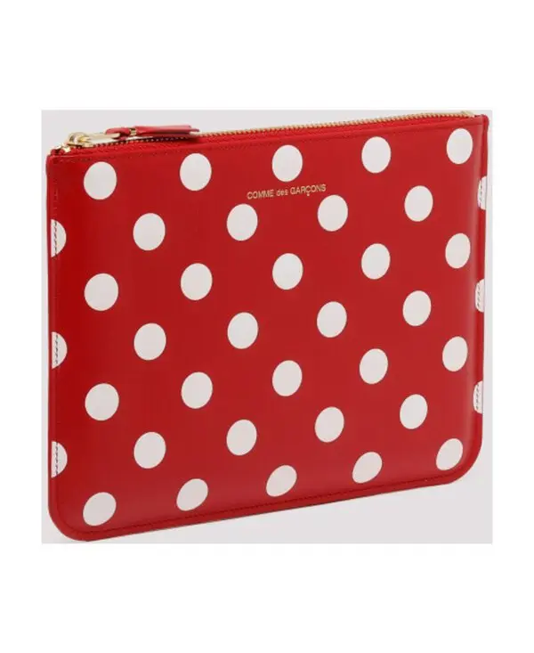 Comme Des Garçons Polka Dot Clutch Bag