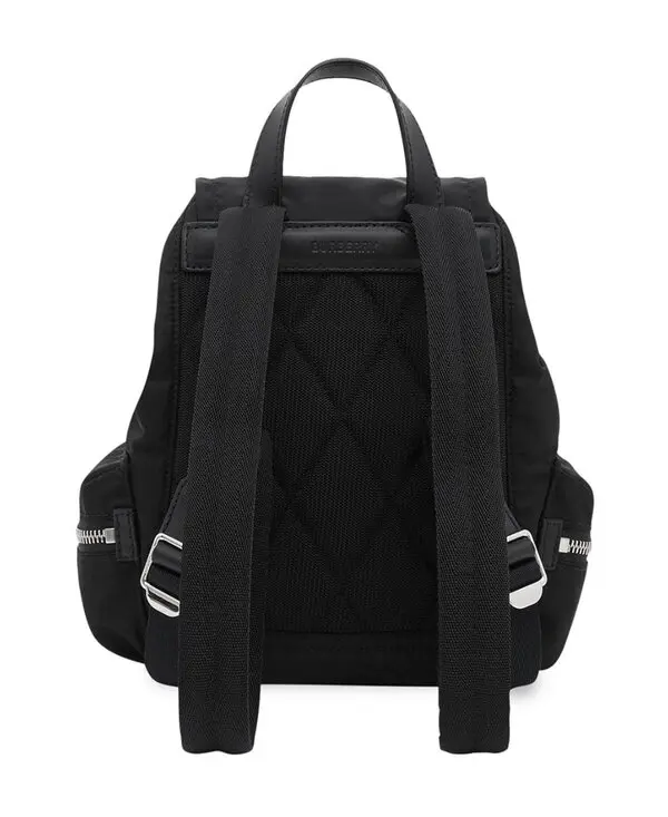 Burberry Small Rucksack In Logo Print Econyl