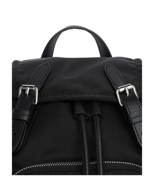 Burberry Small Rucksack In Logo Print Econyl