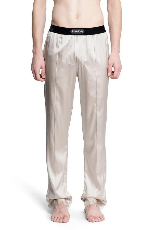 TOM FORD Stretch Satin Pyjamas - Nude