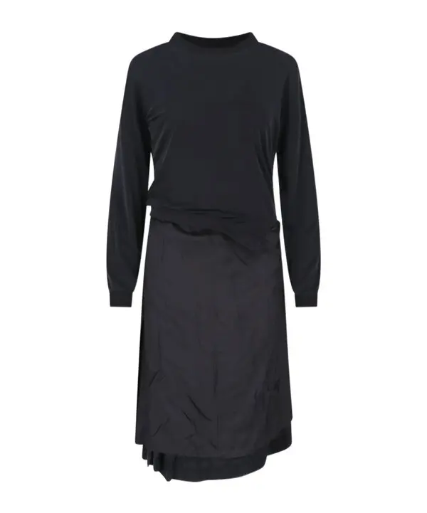 MAISON MARGIELA Long Sleeve Crewneck Dress
